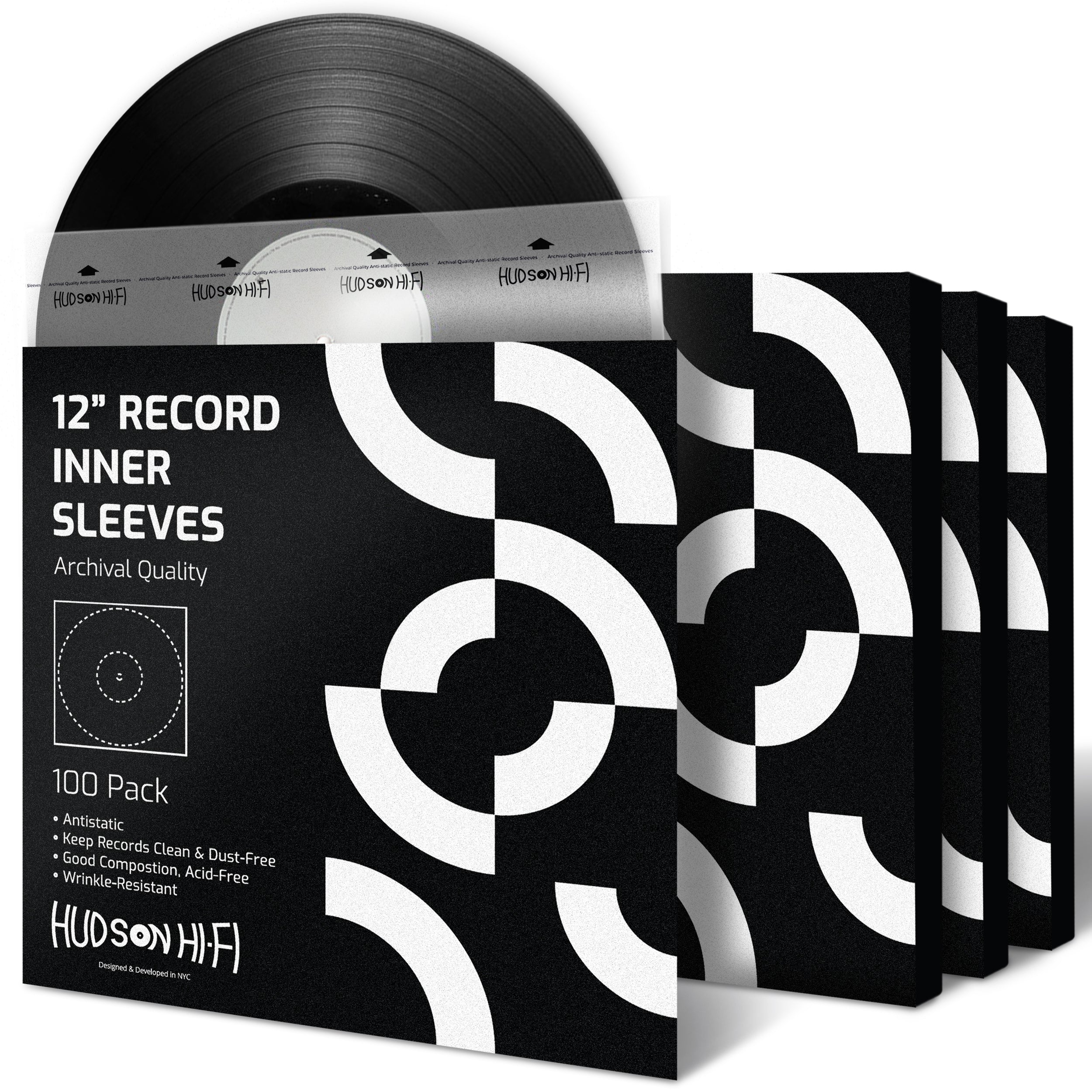 3-Layers HDPE Anti-Static Record Inner Sleeves – Hudson Hi-Fi